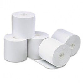 IMPACT AND INKJET PRINT BOND PAPER ROLLS, 0.5" CORE, 2.25" X 128 FT ...