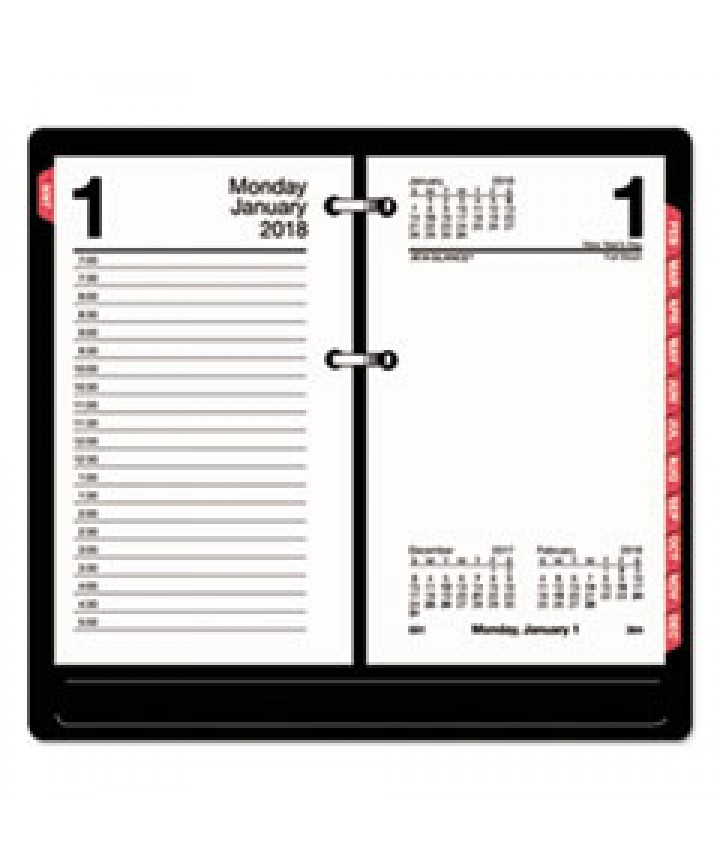 DESK CALENDAR REFILL, 6 X 3.5, WHITE, 2021