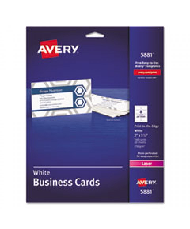 PRINT-TO-THE-EDGE MICROPERFORATED BUSINESS CARDS WITH SURE FEED ...