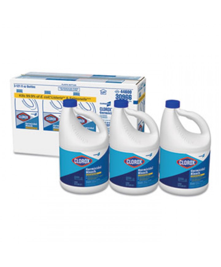 CONCENTRATED GERMICIDAL BLEACH, REGULAR, 121 OZ BOTTLE, 3/CARTON