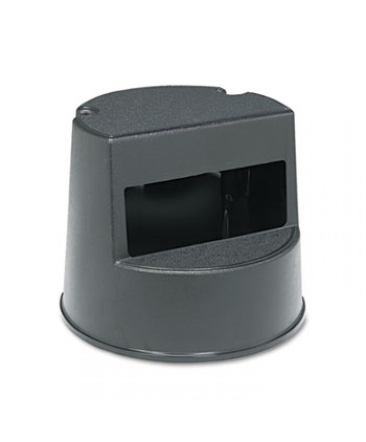 ROLLING STEP STOOL, CURVED DESIGN, 2-STEP, RETRACTING CASTERS, 16 DIA ...