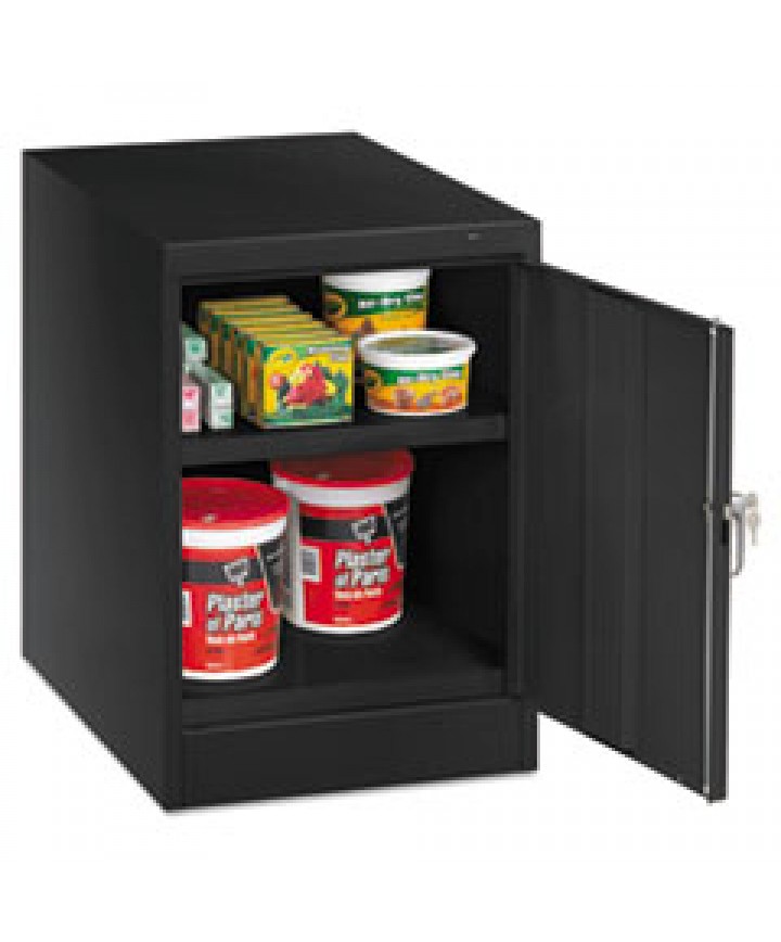 72" HIGH STANDARD CABINET (UNASSEMBLED), 36 X 24 X 72, BLACK