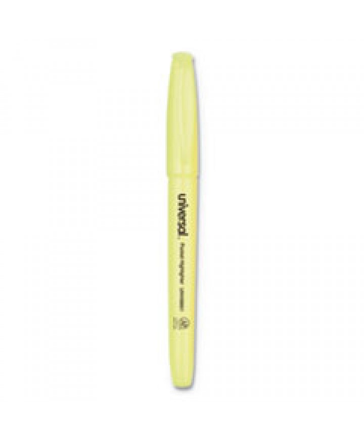 POCKET HIGHLIGHTERS, CHISEL TIP, FLUORESCENT YELLOW, DOZEN