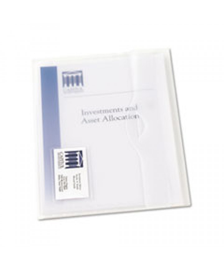 TRANSLUCENT DOCUMENT WALLETS, LETTER SIZE, TRANSLUCENT CLEAR, 12/BOX