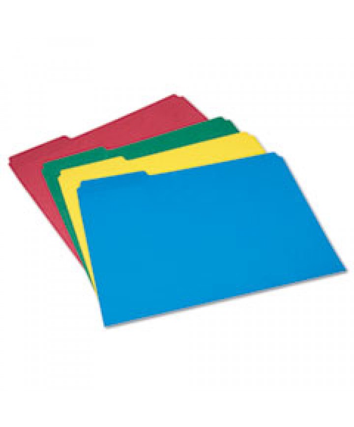 7530014840006 SKILCRAFT COLOR FILE FOLDER SET, 1/3-CUT TABS, LETTER ...