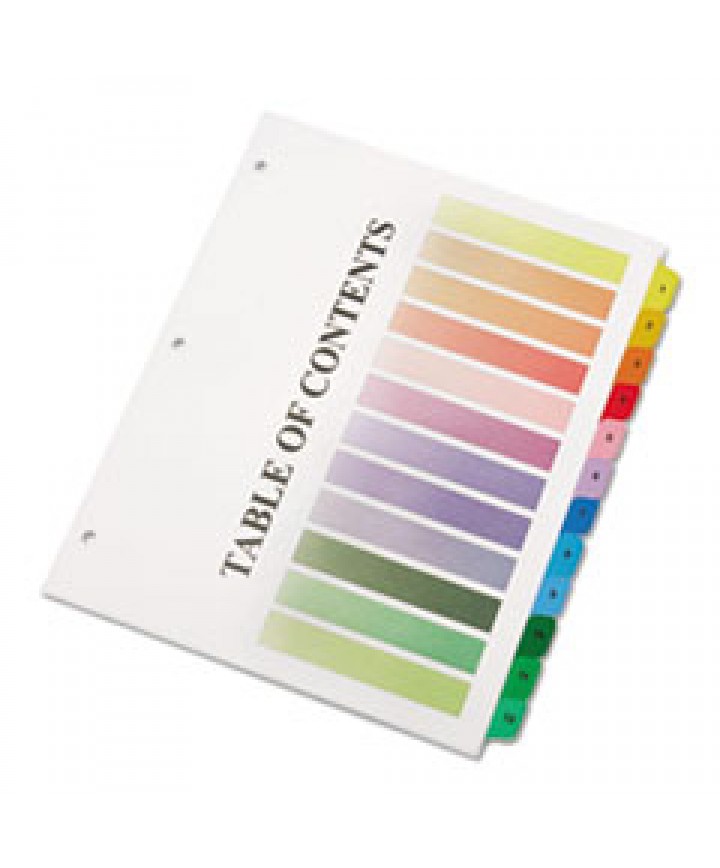 7530016215258 SKILCRAFT TABLE OF CONTENTS INDEXES, 12-TAB, 1 TO 12, 11 ...