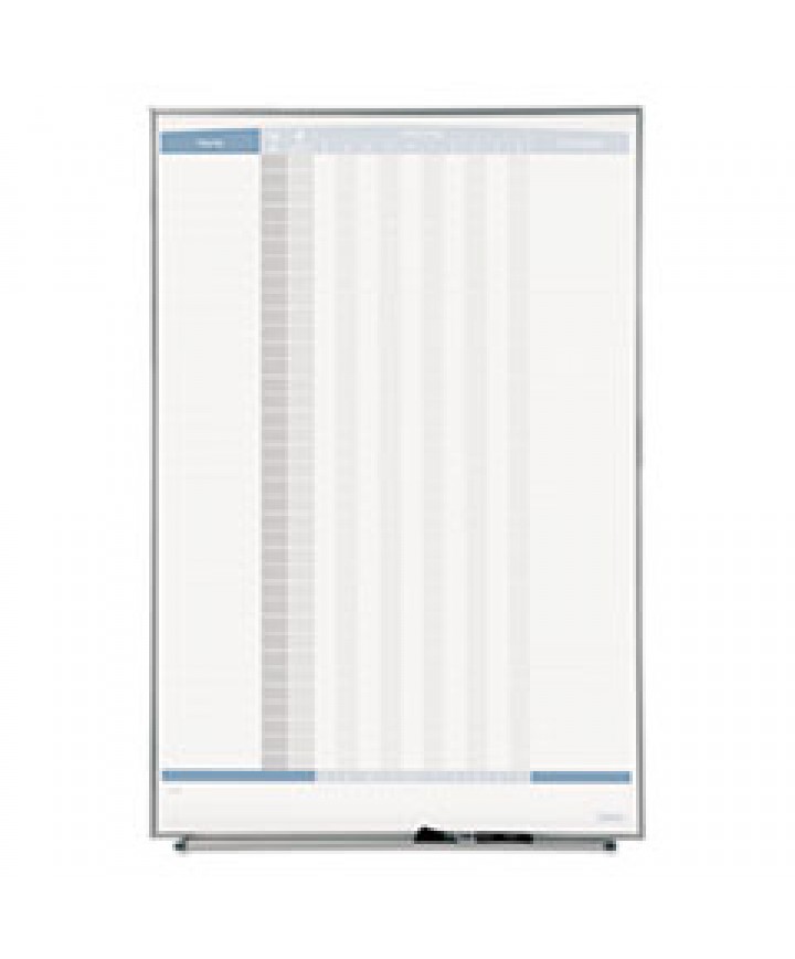 Classic Porcelain Magnetic Whiteboard, 96 X 48, Black Aluminum Frame