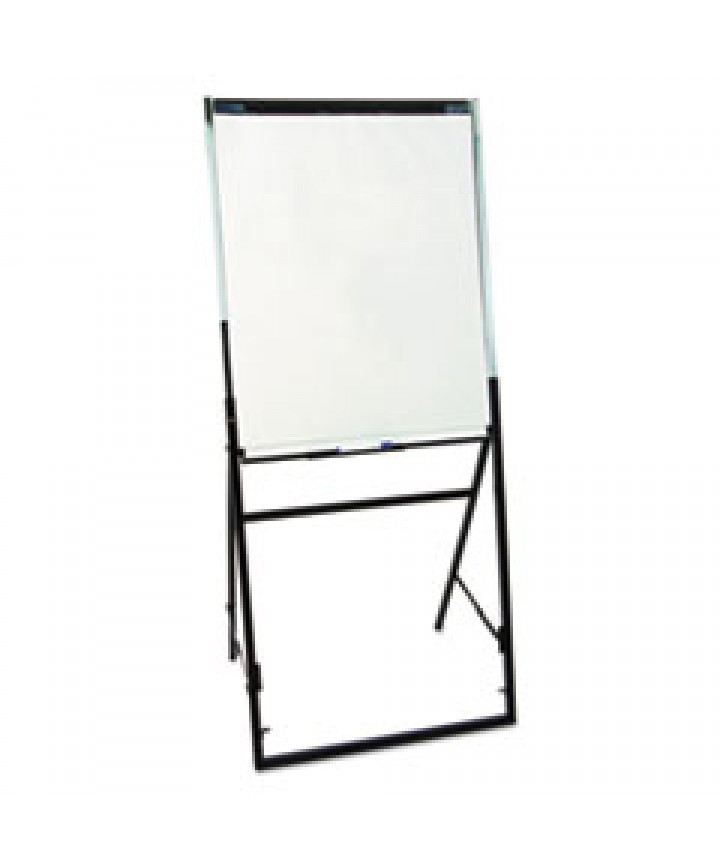 Heavy-Duty Adjustable Instant Easel Stand, 25" To 63" High, Steel, Black