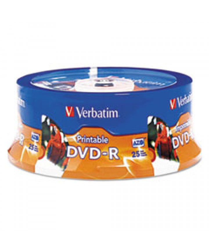 Dvd-R Disc, 4.7 Gb, 16x, White, 25/pk